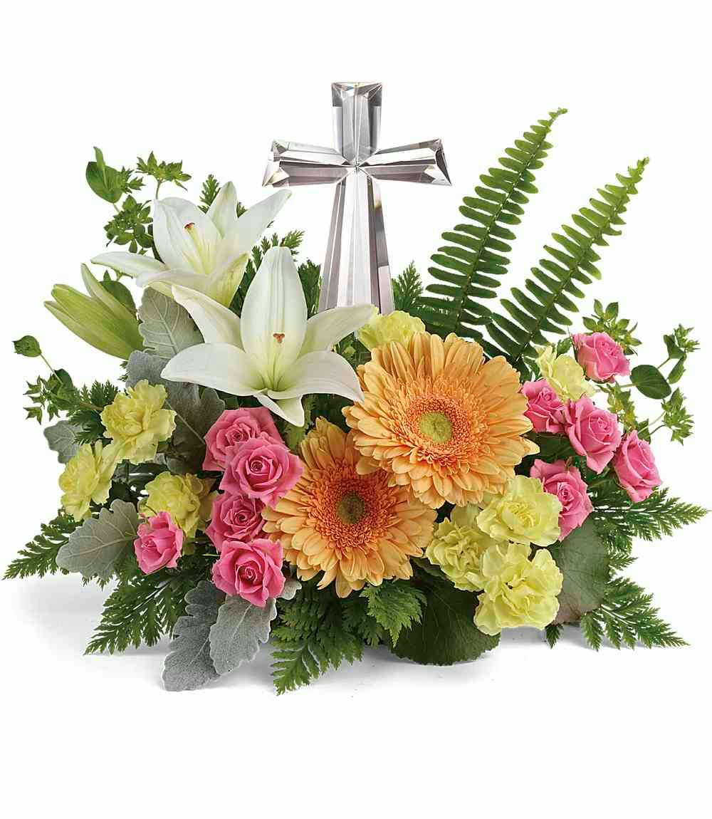 Teleflora's Crystal Cross Bouquet in Albuquerque, NM - Peoples Flowers